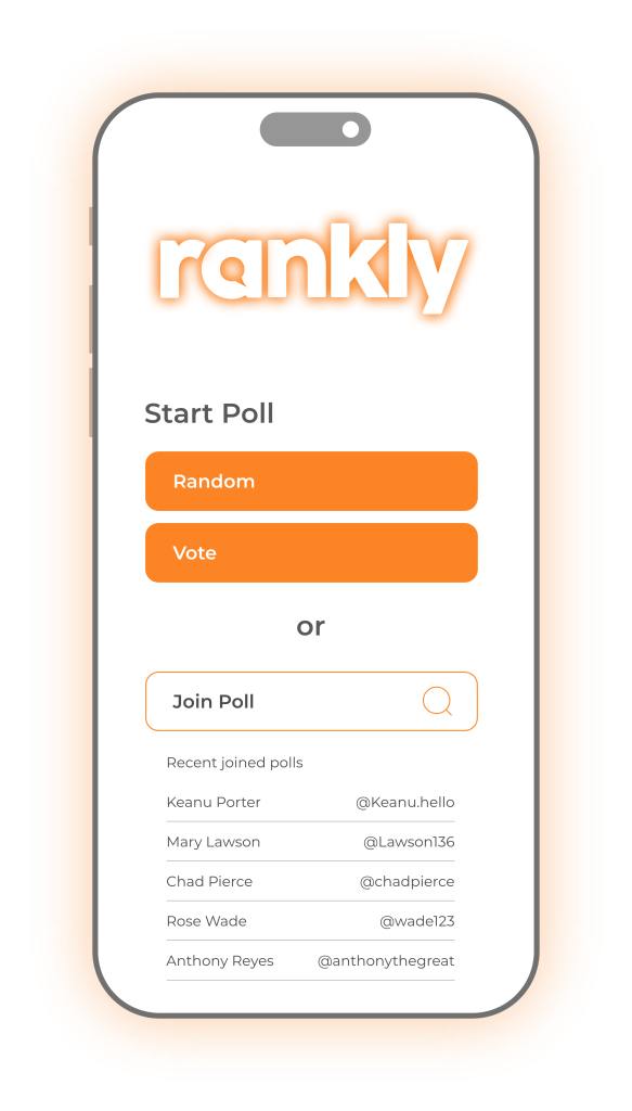 Rankly – Decision making app